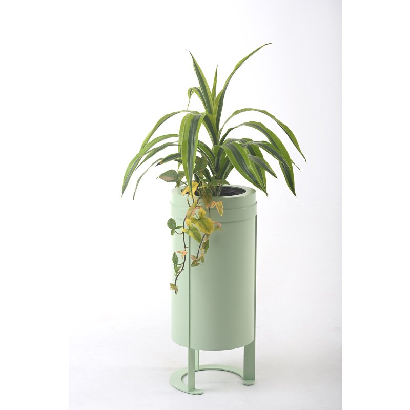 HISKA Pflanzgefäß Pflanzsäule Hochbeet Indoor Outdoor Balkon Terrasse G